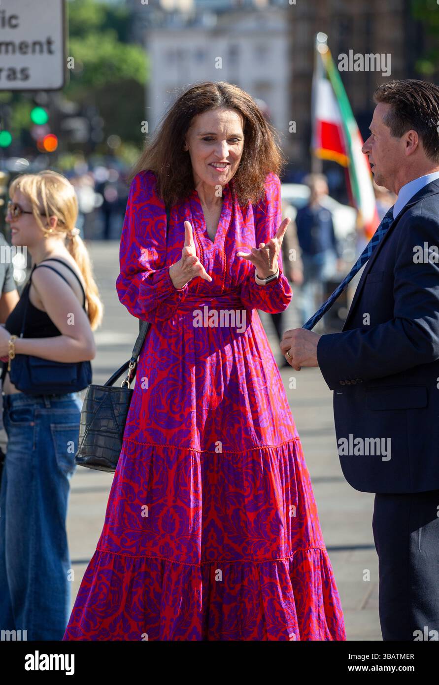 London, England, UK. 13th May, 2025. Theresa Villiers And Nigel ...