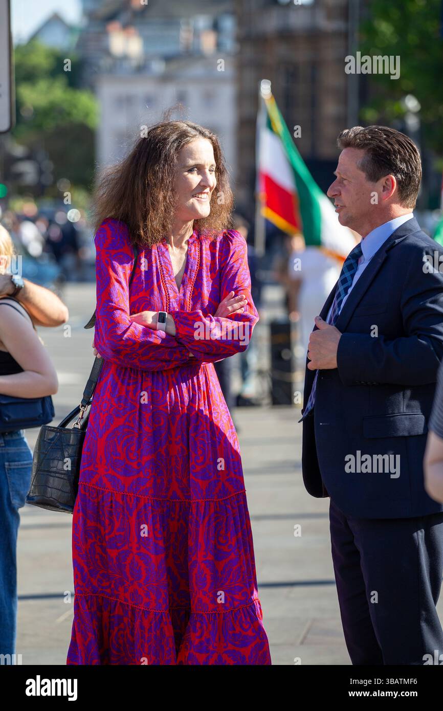 London, England, UK. 13th May, 2025. Theresa Villiers And Nigel ...