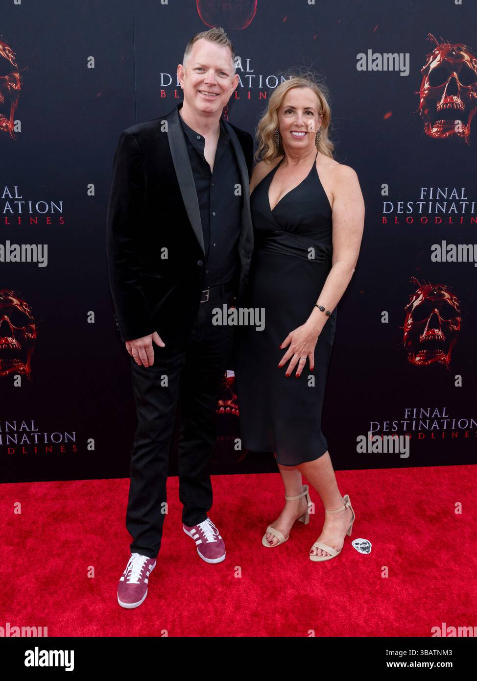 May 12, 2025, Hollywood, California, USA: Tim Wynn and Heidi Wynn attend the World Premiere of ...