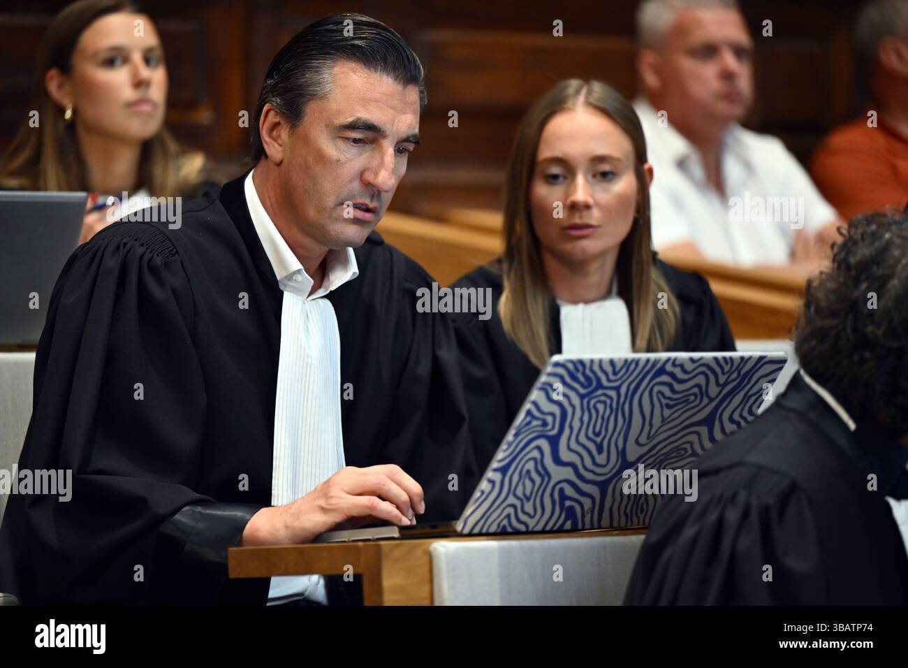 Lawyer Kris Luyckx and Lawyer Sarah-Ann Reynaert representing the civil ...