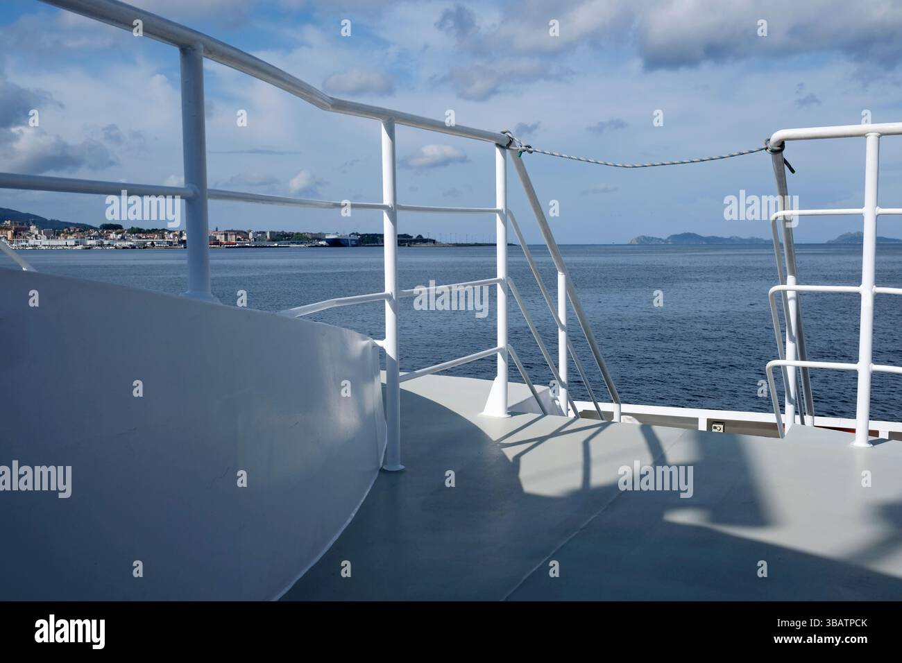 On board deck view boat hi-res stock photography and images - Alamy