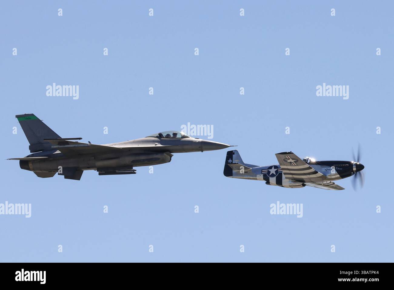 SWANTON, OH - MAY 11: An Ohio Air National Guard 180th Fighter Wing F ...