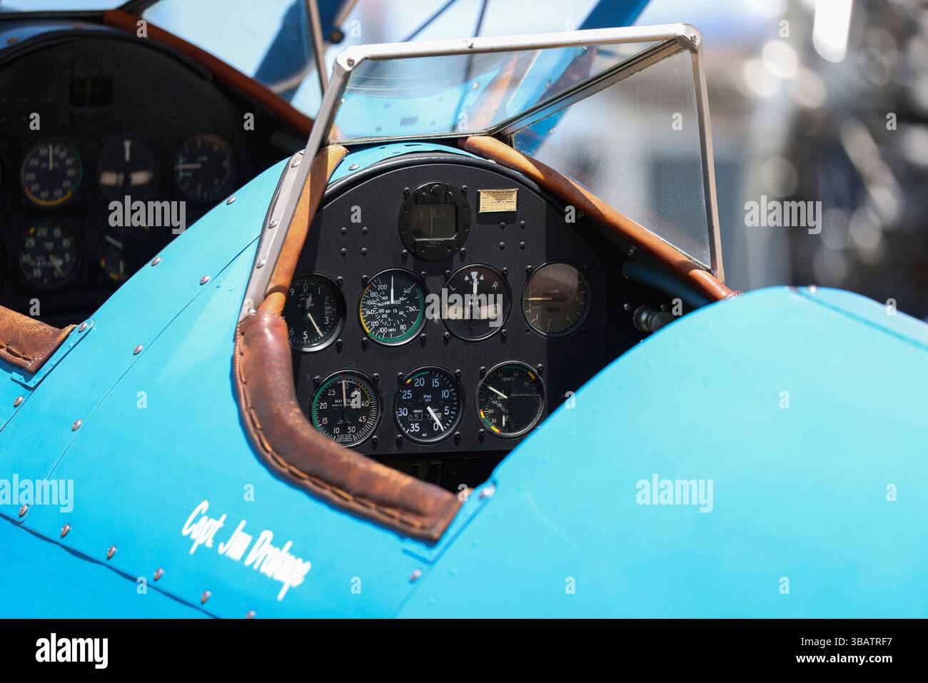 SWANTON, OH - MAY 11: A detail view of the instrument panel on the rear ...