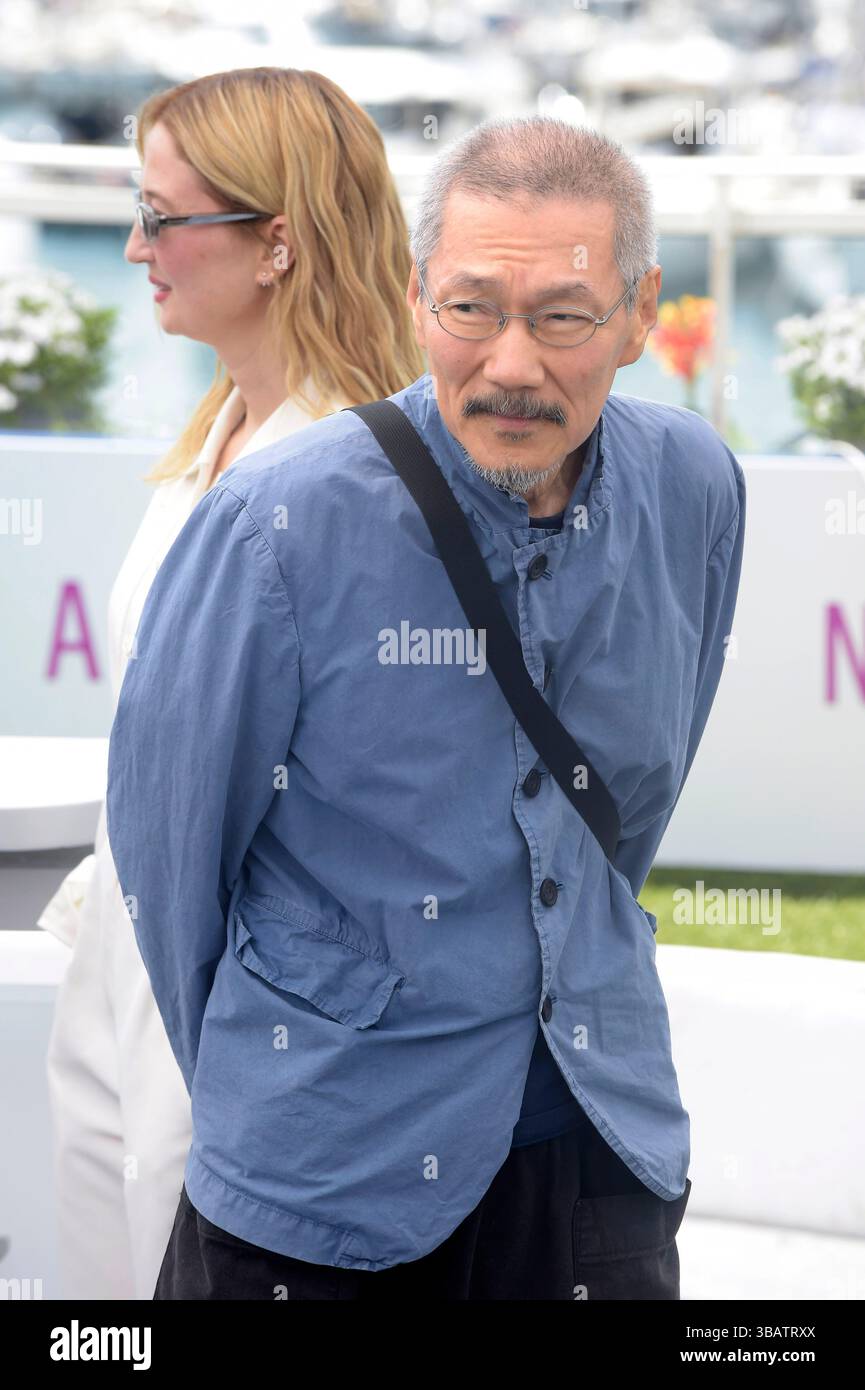Cannes, France. 13th May, 2025. CANNES, FRANCE - MAY 13:Hong Sang-soo ...