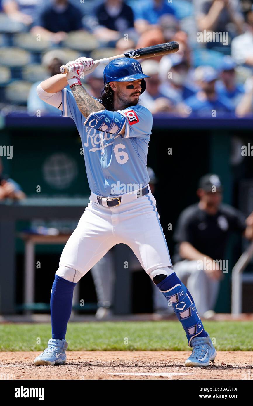 KANSAS CITY, MO - MAY 08: Kansas City Royals outfielder Jonathan India ...
