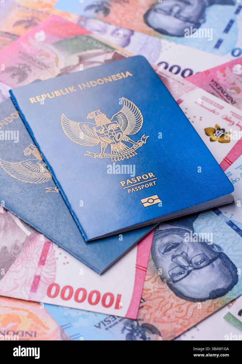 Indonesian passport for travelling, flying and doing business ...