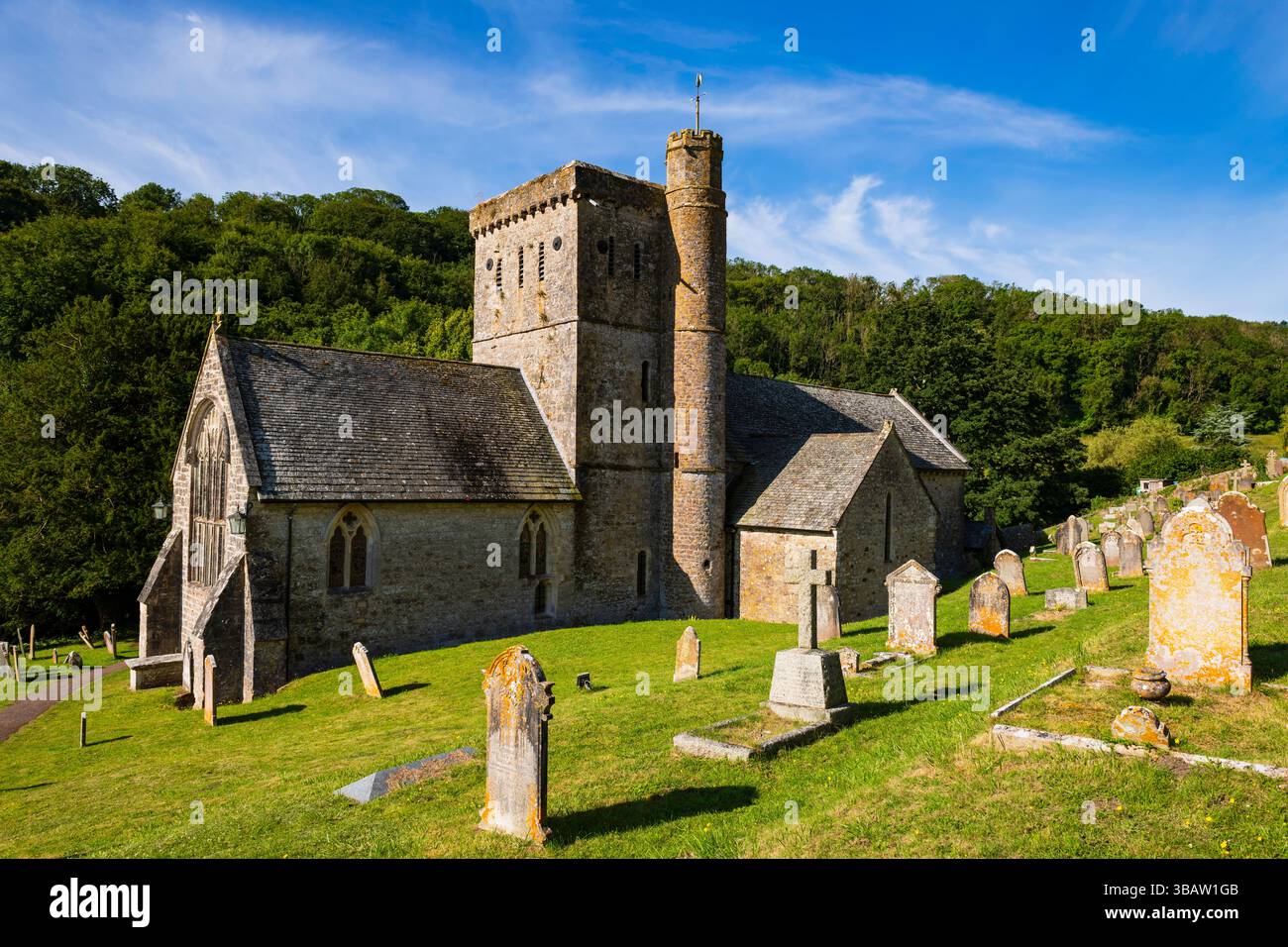 St Winifred's Church, Branscombe, Devon, England Stock Photo - Alamy