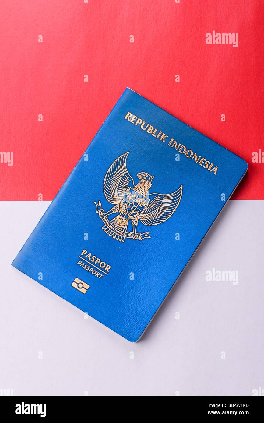 Indonesian passport for travelling, flying and doing business ...