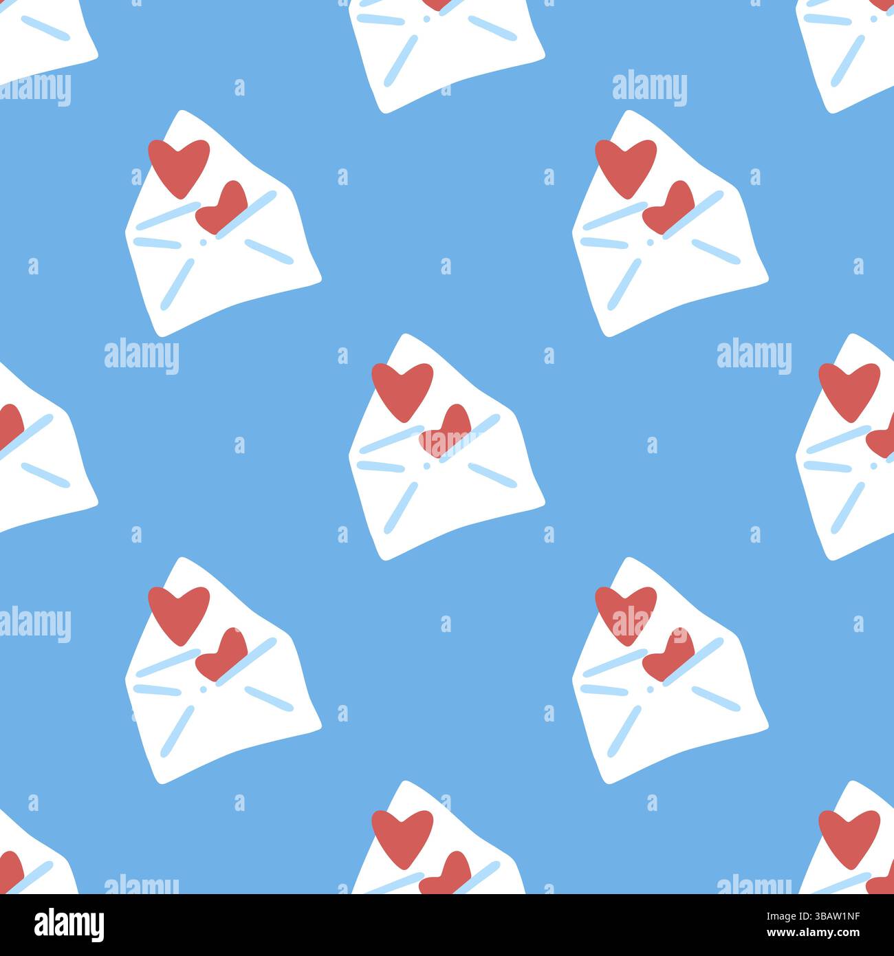 Envelope card icon blue Stock Vector Images - Alamy