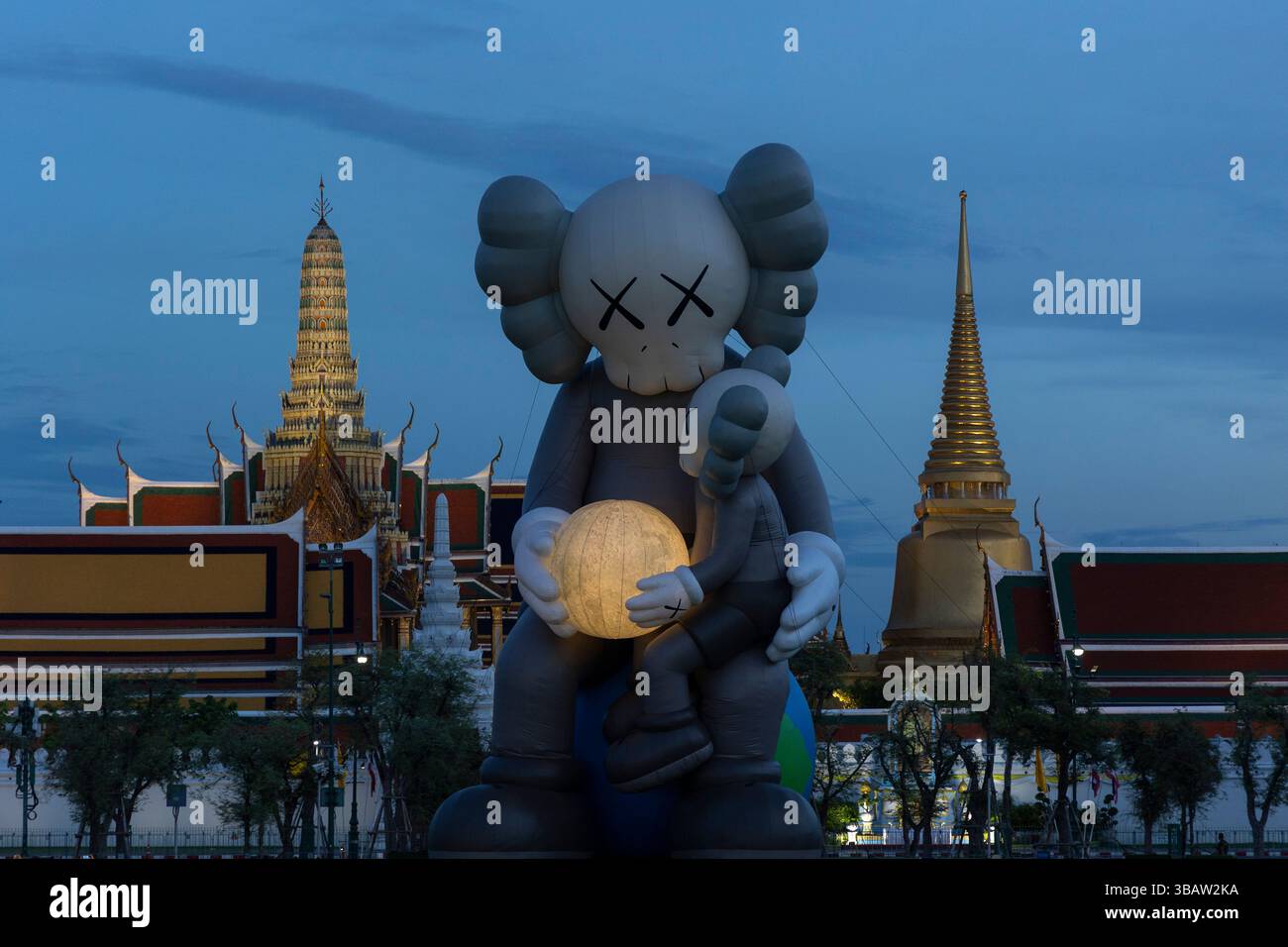 Bangkok, Thailand. 13th May, 2025. View of the 18-meter-high inflatable ...