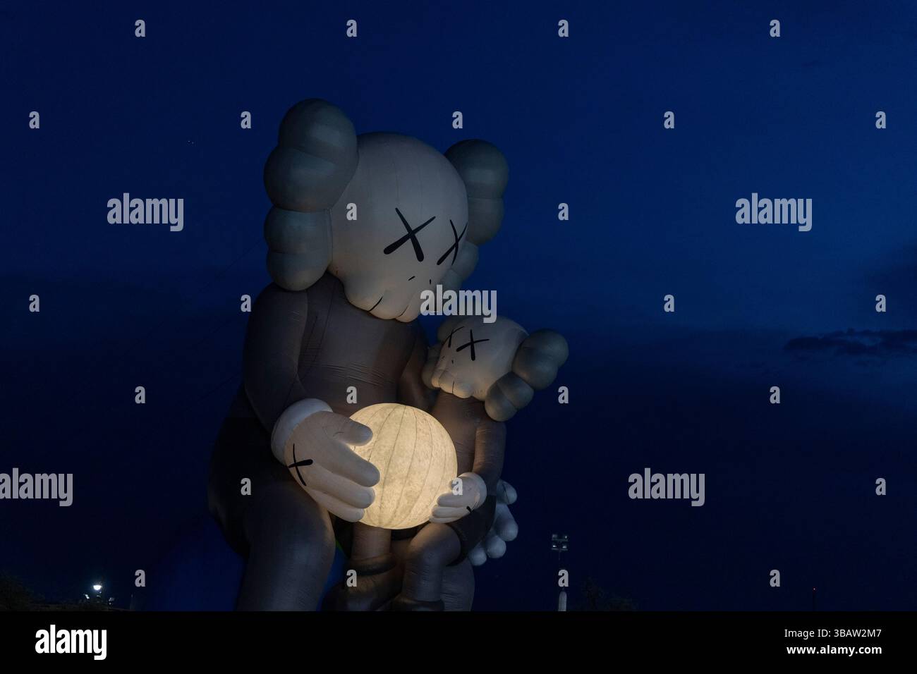 Bangkok, Thailand. 13th May, 2025. View of the 18-meter-high inflatable ...