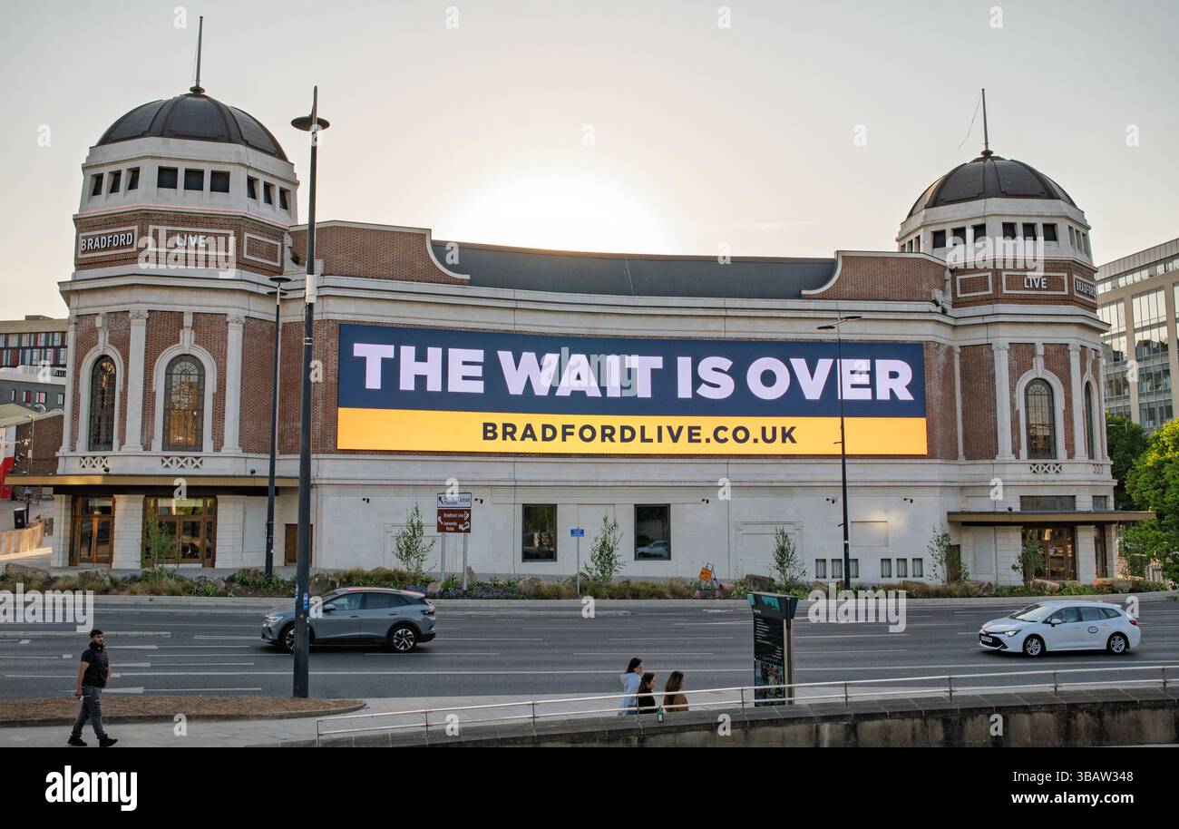 The new Bradford Live concert venue. Recently opened after a 50m+ renovation of the former Odeon ...