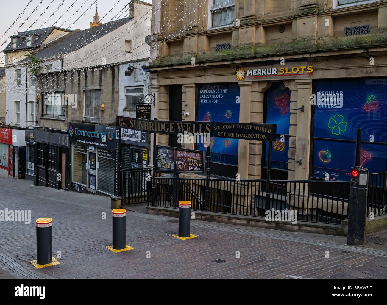 The top of Ivegate in Bradford City Centre, home to most of the local ...