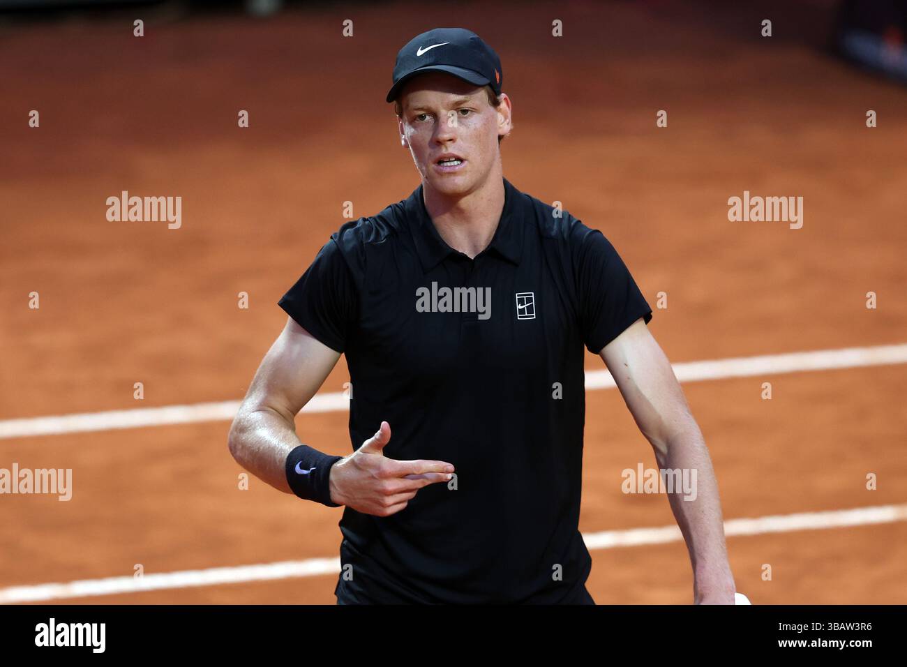 Rome, Italy. 13th May, 2025. Rome, Italy 05/13/2025: Round 16, Jannik ...