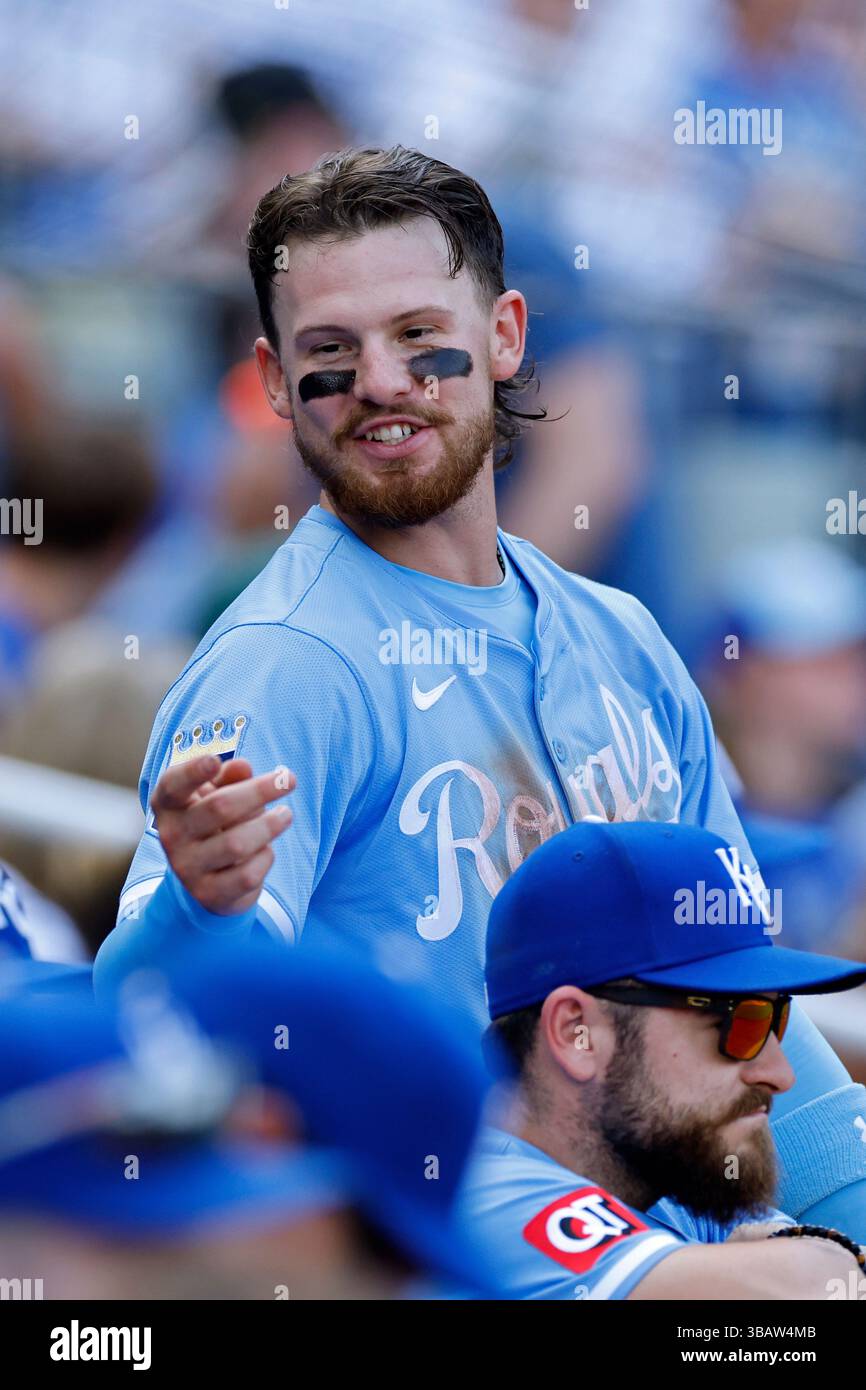 KANSAS CITY, MO - MAY 08: Kansas City Royals shortstop Bobby Witt Jr ...