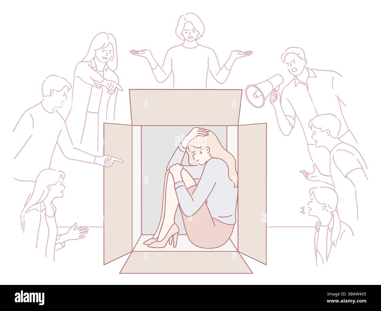 Expression of judgment Stock Vector Images - Alamy
