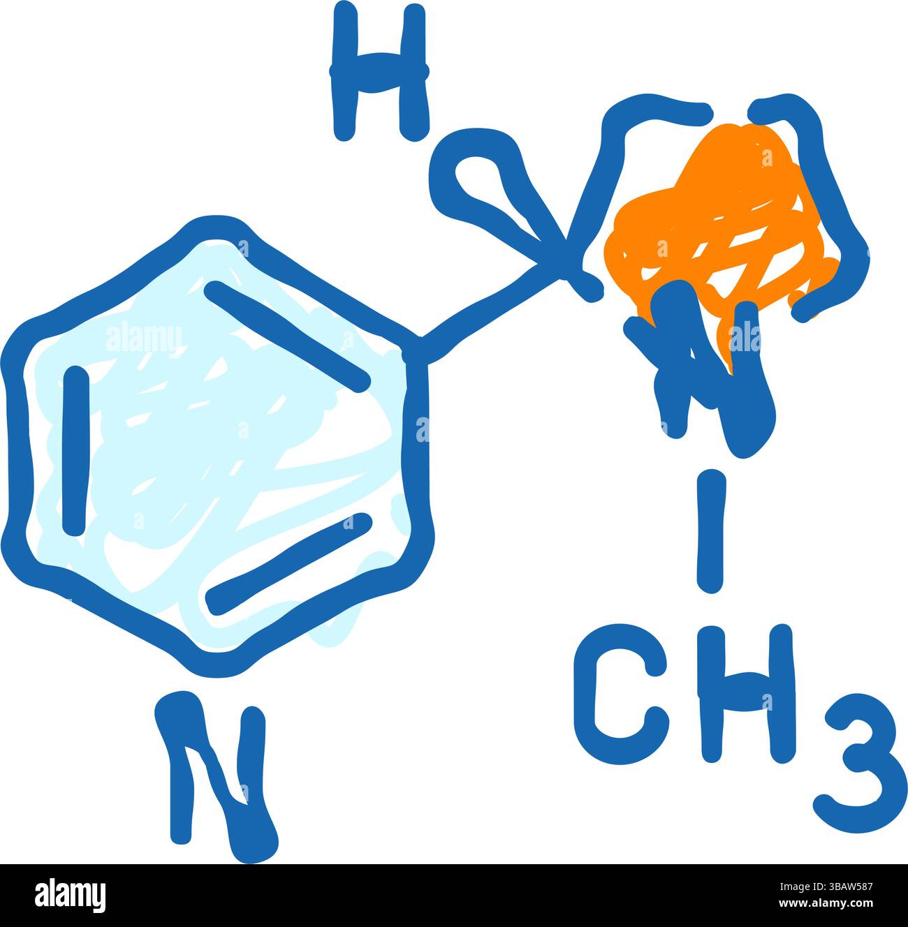 nicotine formula icon doodle illustration Stock Vector Image & Art - Alamy