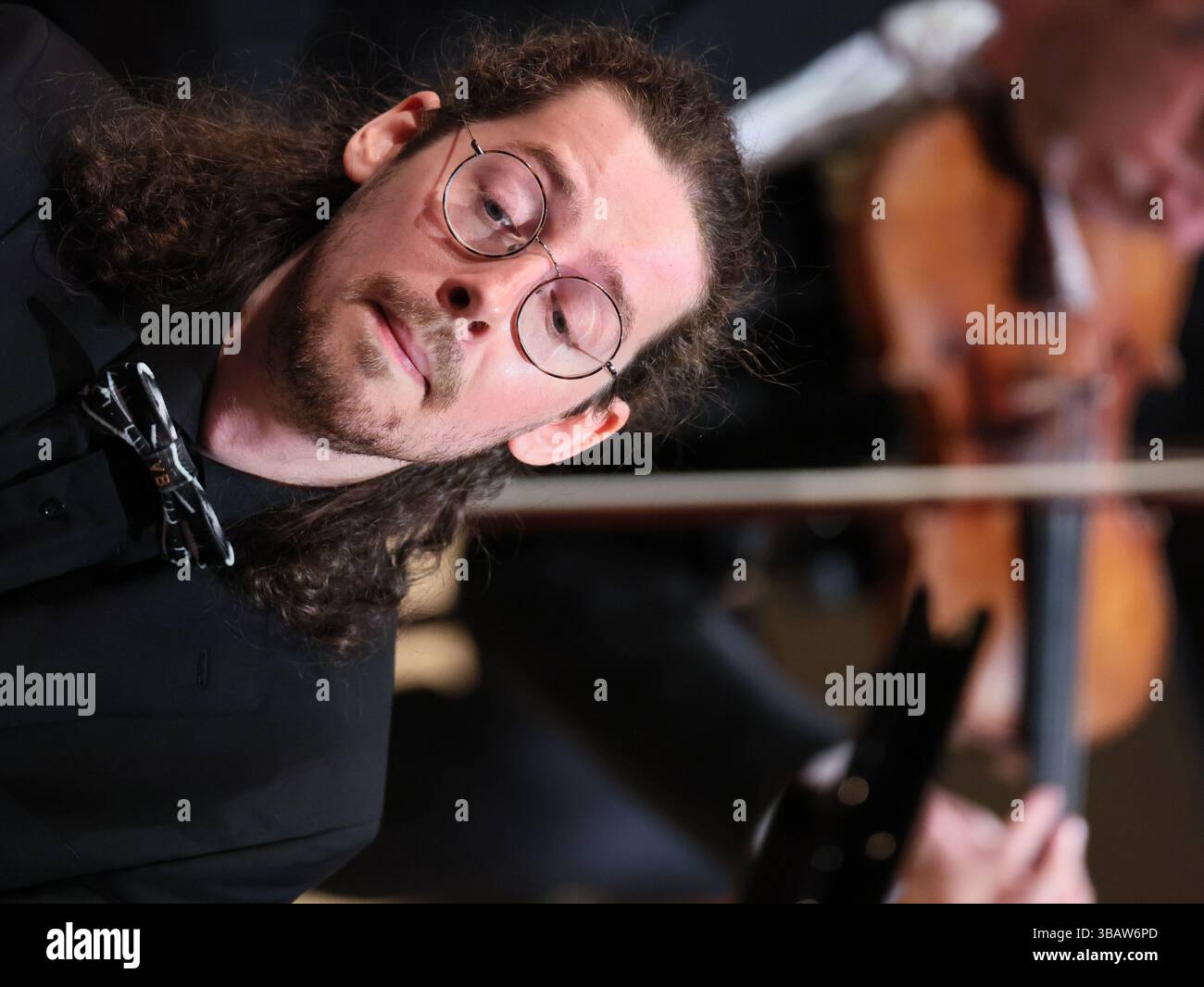 Brussels, Belgium. 13th May, 2025. Belgian pianist Valere Burnon ...
