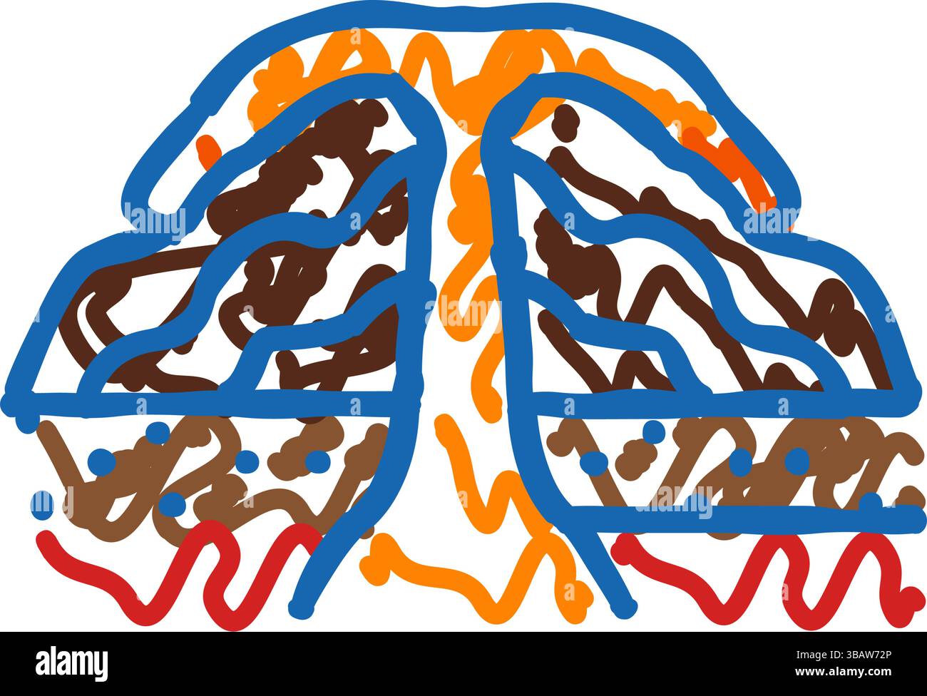 shield volcano lava icon doodle illustration Stock Vector Image & Art ...