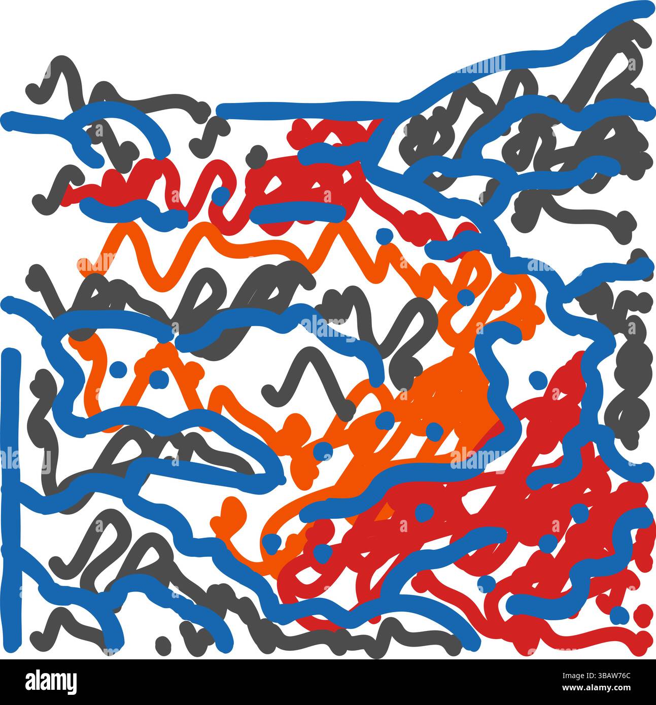 magma lava volcano icon doodle illustration Stock Vector Image & Art ...