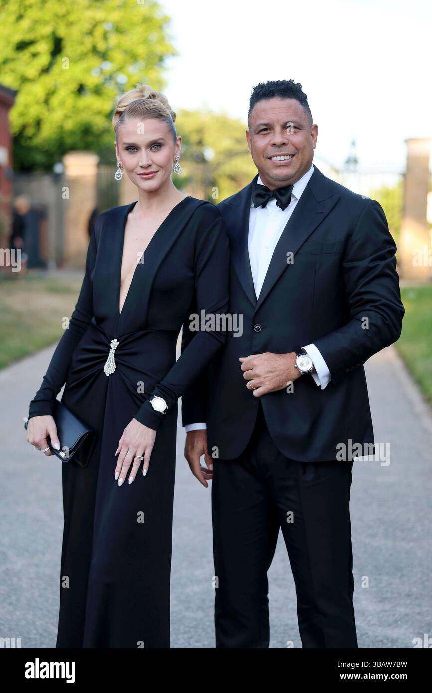 Celina Locks and Ronaldo Nazario attend The Elephant Family Evening of ...