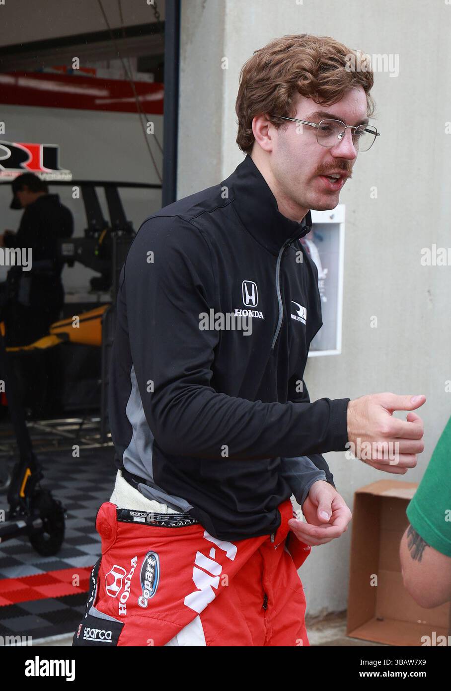 INDIANAPOLIS, IN - MAY 13: IndyCar driver Louis Foster signs autographs ...