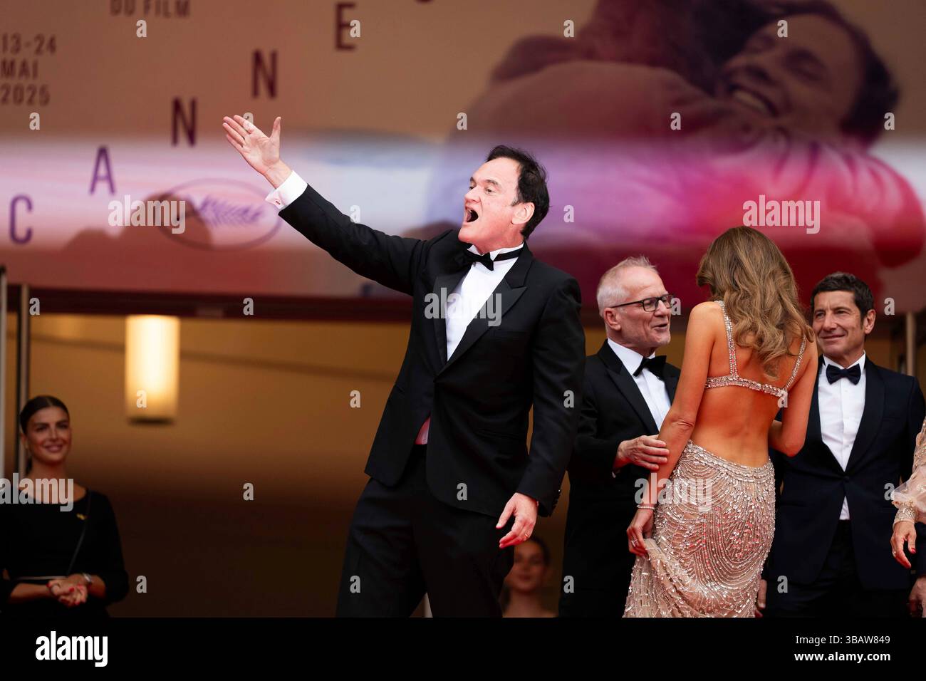 Quentin Tarantino poses for photographers during the opening ceremony ...