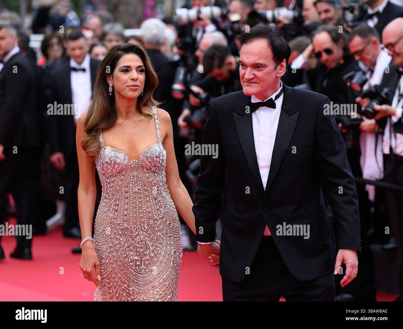 Cannes, France. May 13th, 2025. Quentin Tarantino and Daniella Pick ...