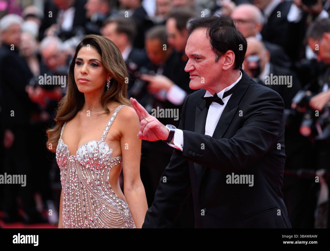 Cannes, France. May 13th, 2025. Quentin Tarantino and Daniella Pick ...