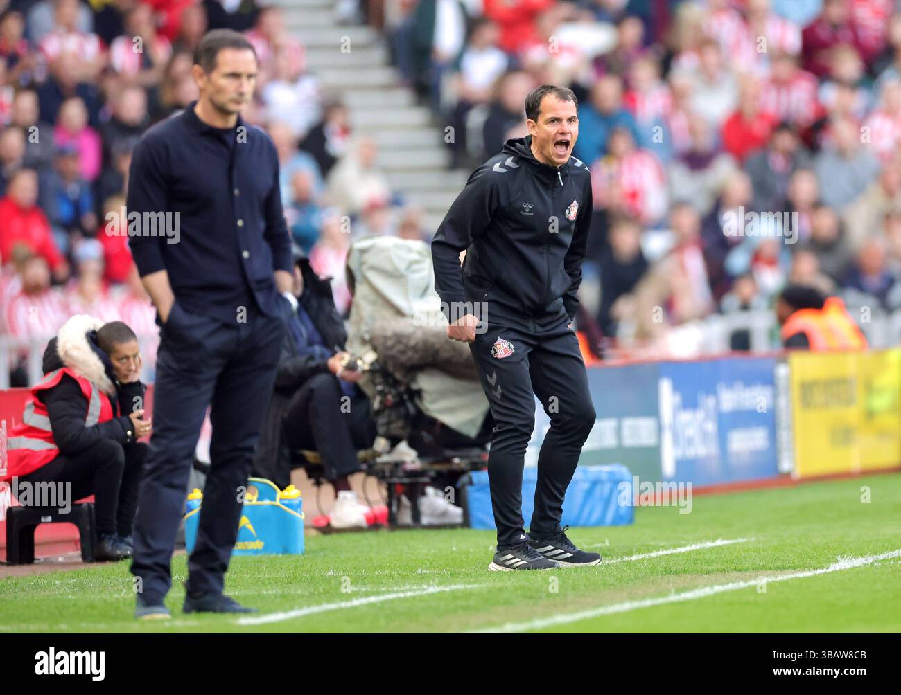 Coventry City head coach Frank Lampard and Sunderland manager Regis Le ...