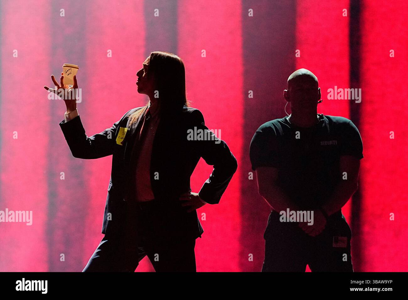 Tommy Cash from Estonia performs the song "Espresso Macchiato" during ...