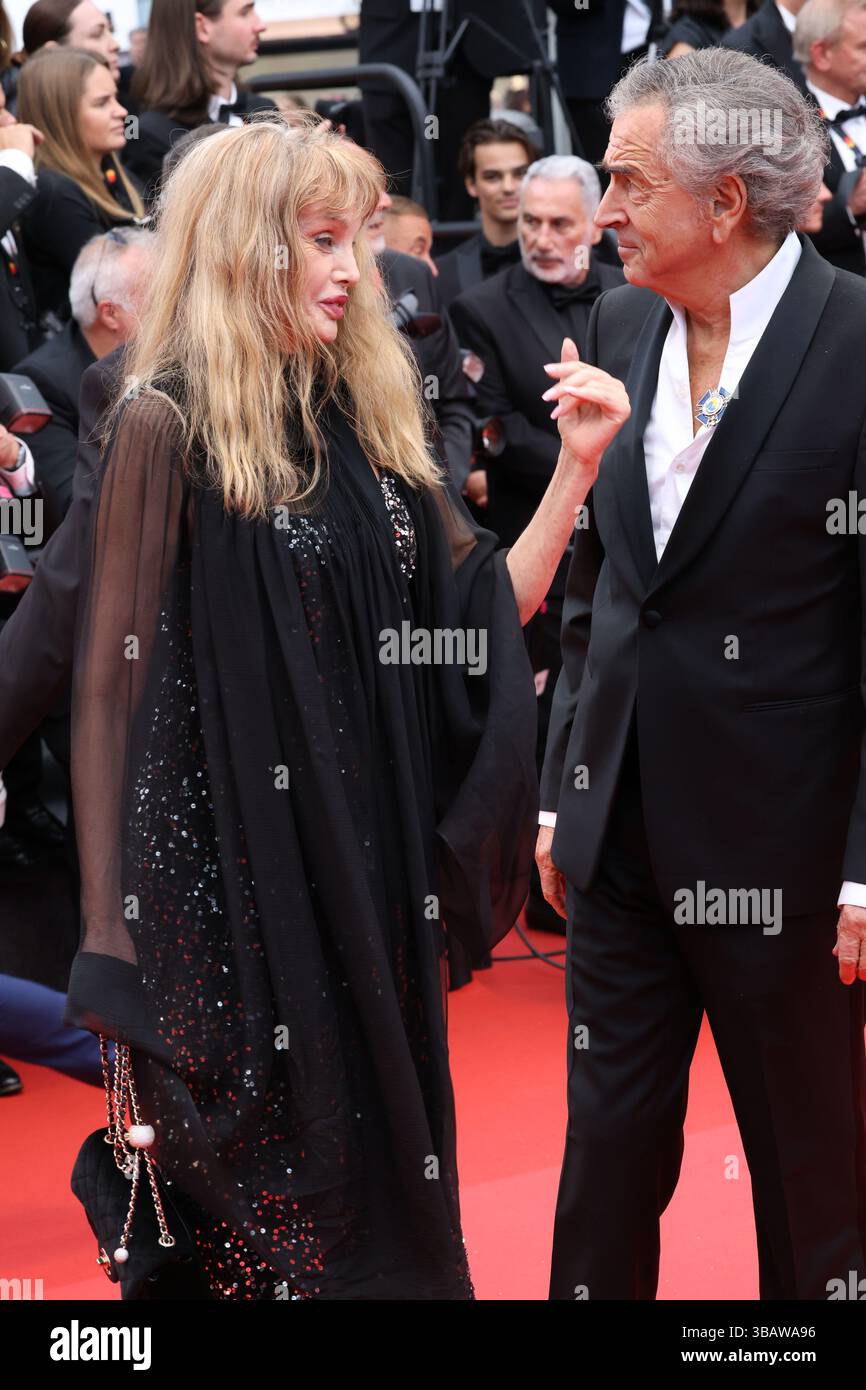 Arielle Dombasle and Bernard-Henri Levy during the 'Leave One Day ...