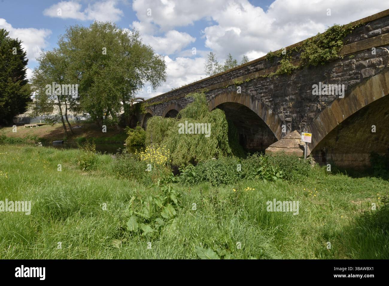 Five Arch Bridge, Creech St Michael, Somerset, England Stock Photo - Alamy