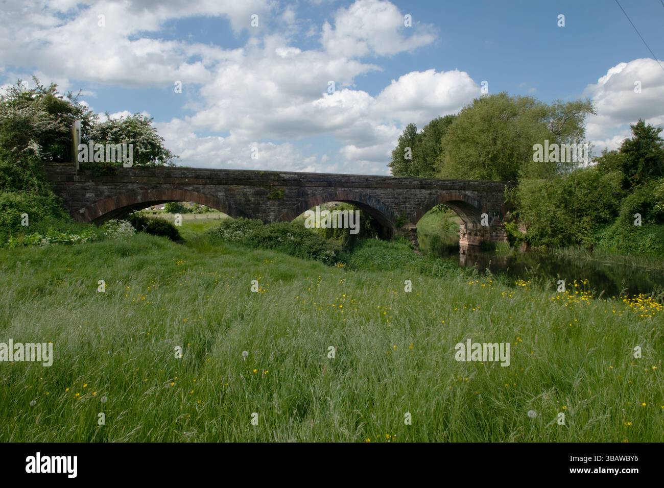 Five Arch Bridge, Creech St Michael, Somerset, England Stock Photo - Alamy