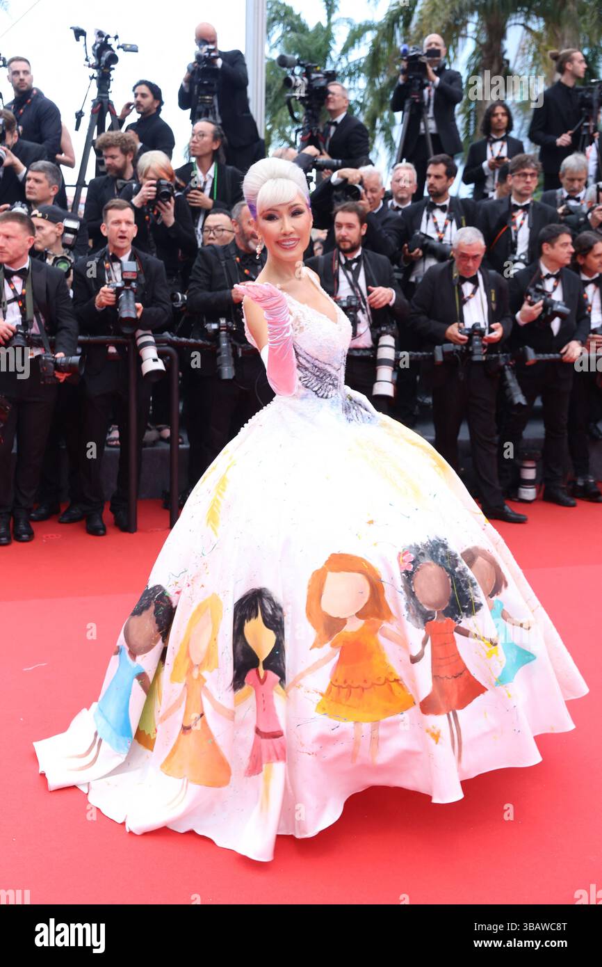 Aliia Roza arriving at the Opening Ceremony and Partir un Jour premiere ...