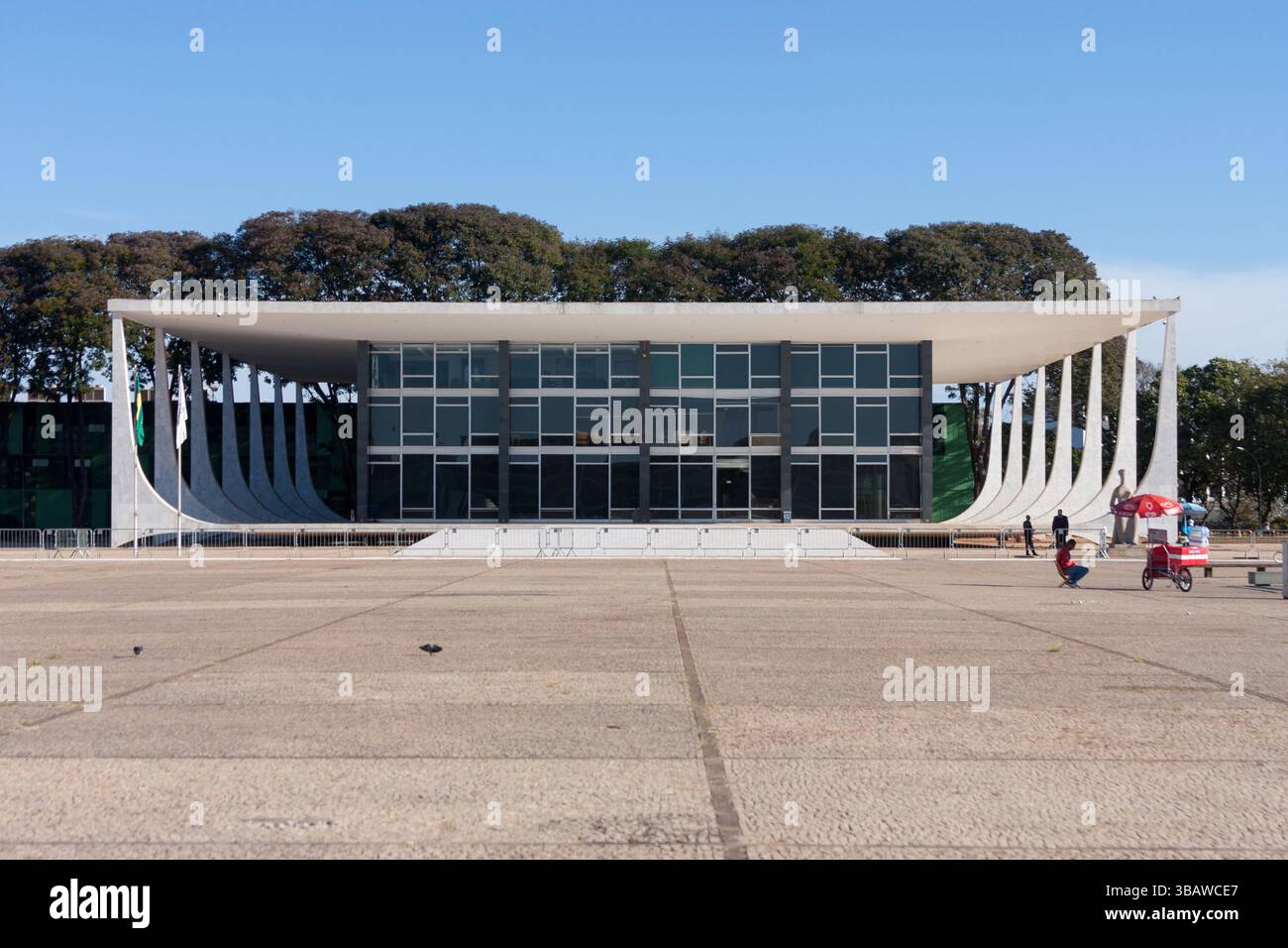 Supreme Federal Court in Brasília, symbol of the judiciary power in ...
