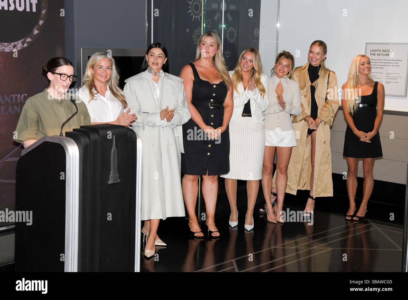 New York, USA. 13th May, 2025. Ellie Thumann, Xandra Pohl, Hunter ...