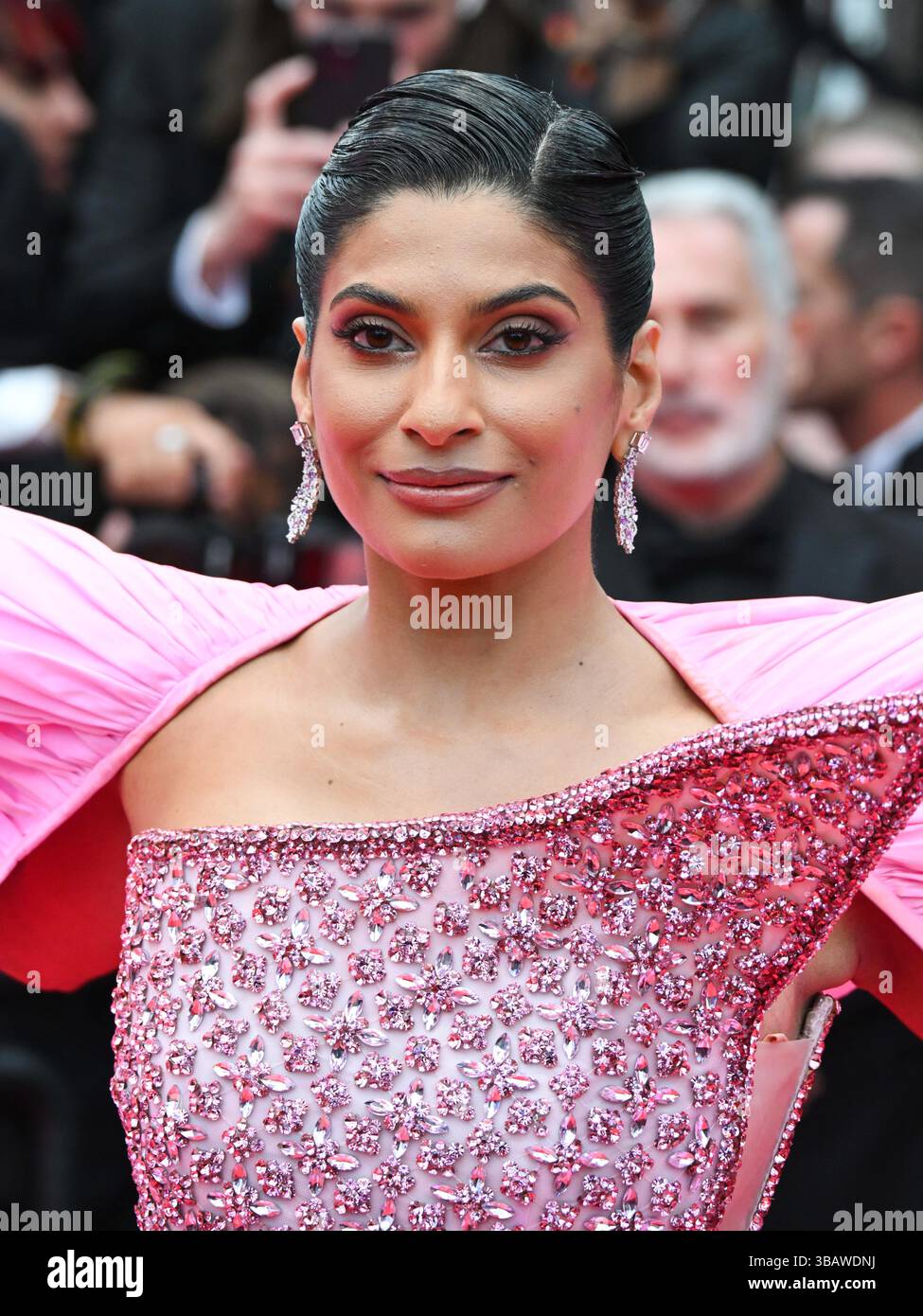Cannes, France. 13th May, 2025. Evening 1 - Opening Ceremony - In the photo: Farhana Bodi Credit ...