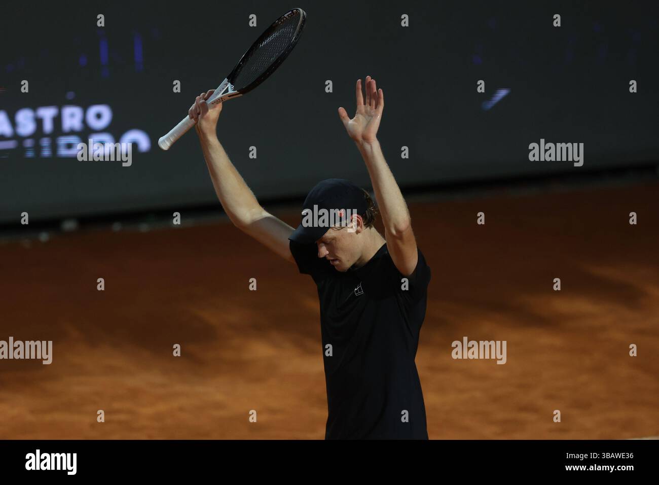 Rome, Italy. 13th May, 2025. Rome, Italy 05/13/2025: Round 16, Jannik ...