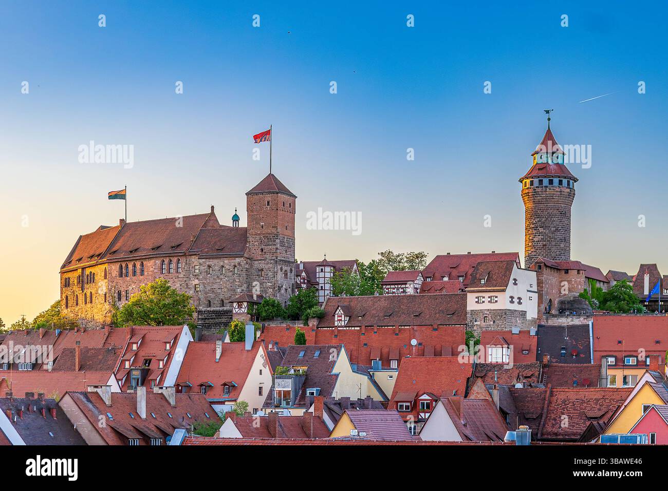 Kaiserburg Nürnberg, 09.052025 Blick auf die Kaiserburg Nürnberg in ...
