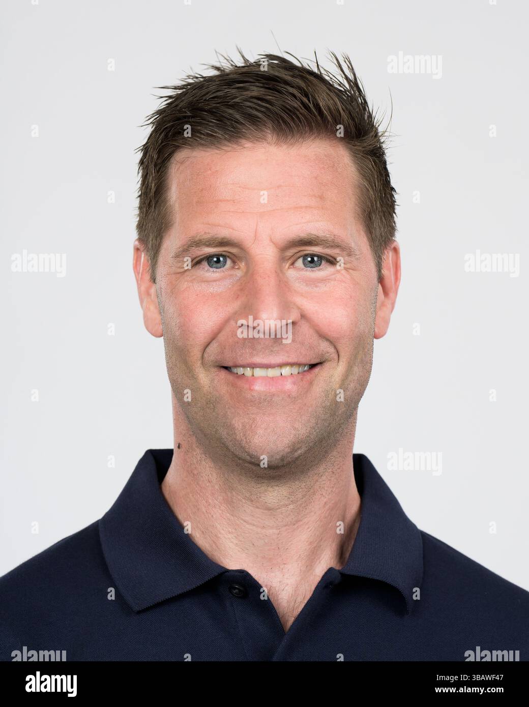 Cross-country skiing coach Anders Högberg of, Sweden. , . poses for a ...