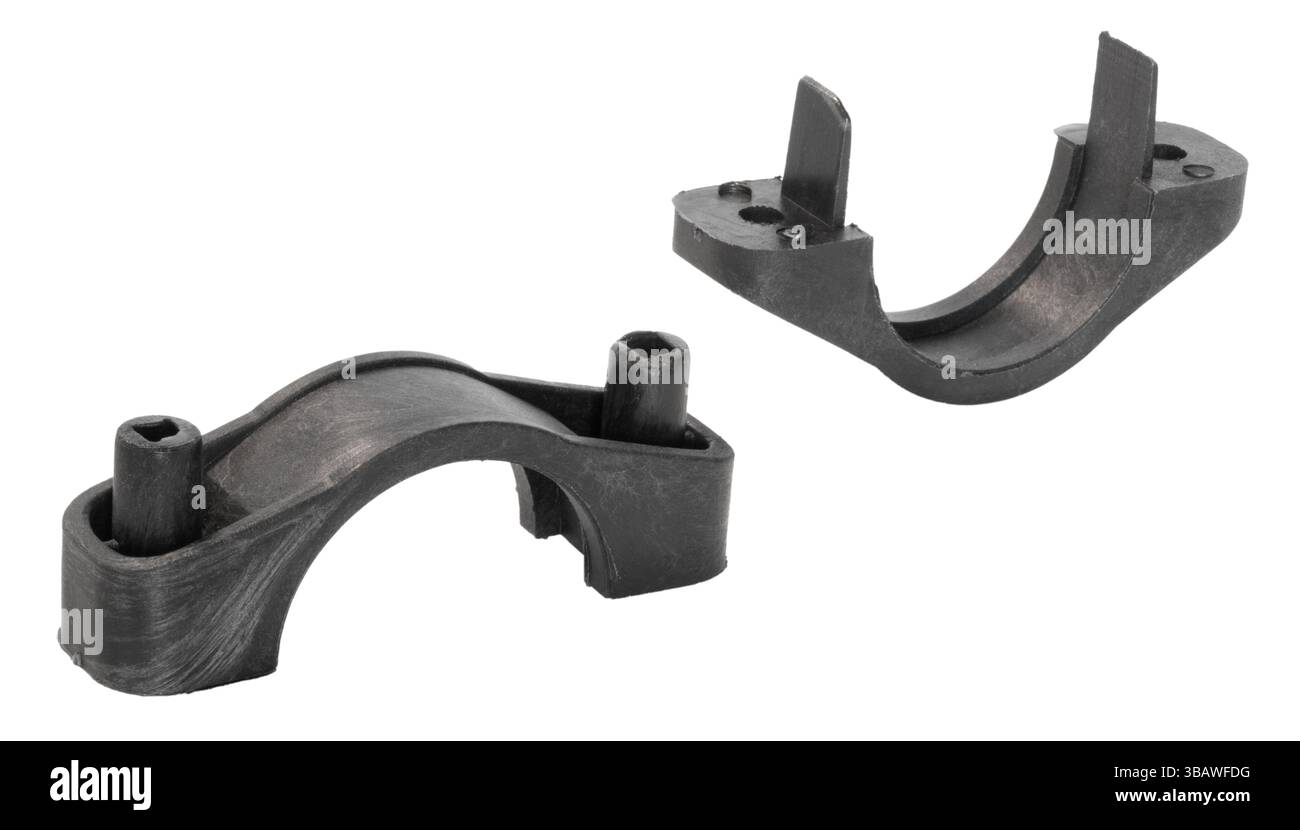 Clamp made to secure pipe or conduit in a building that has been taken ...