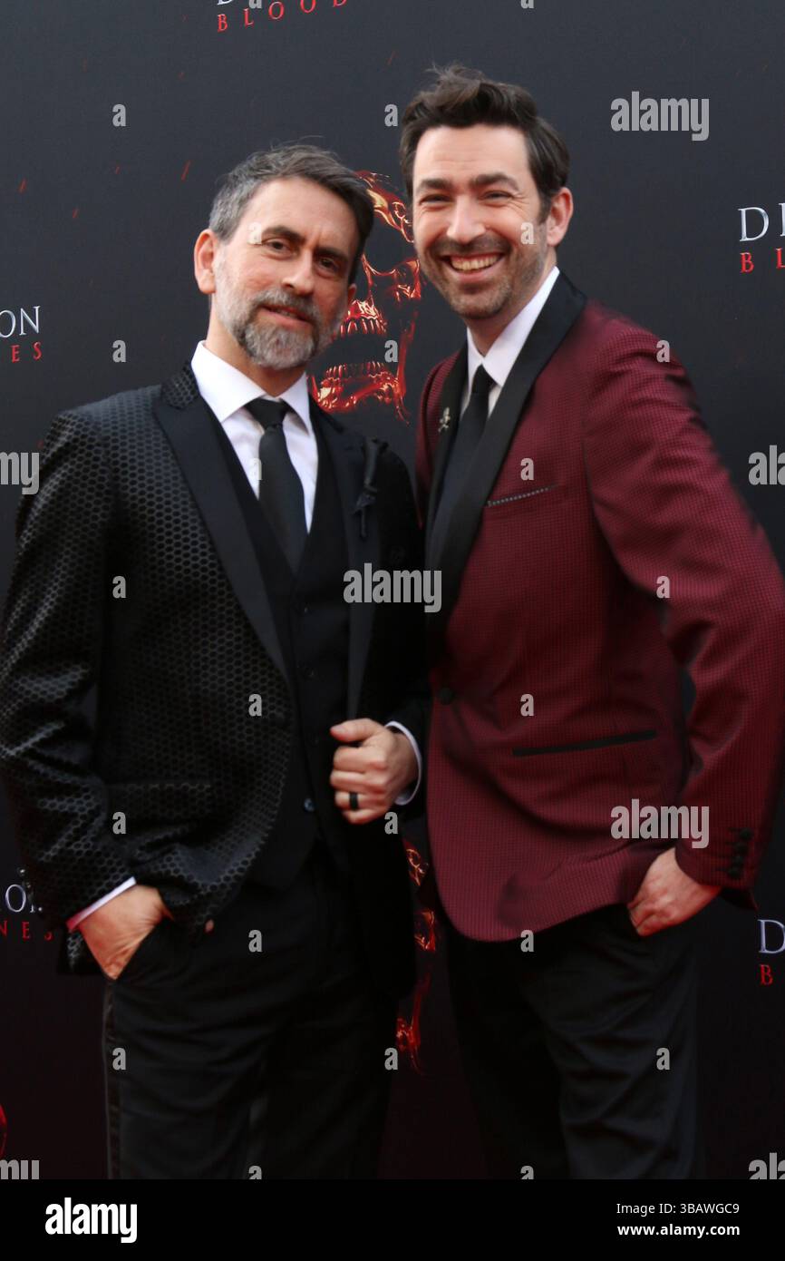 Los Angeles, USA. 12, May, 2025. Pictured left to right, Adam Stein ...