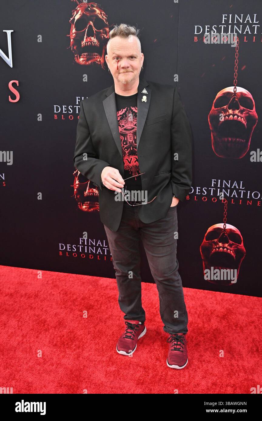 Ca. 12th May, 2025. Justin Welborn at arrivals for FINAL DESTINATION ...