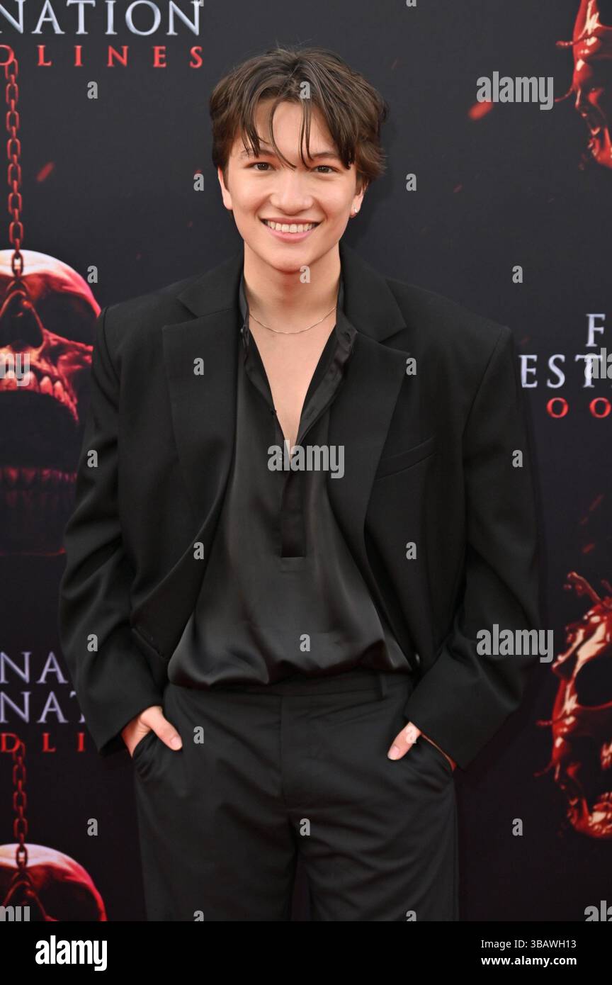 Ca. 12th May, 2025. Teo Briones at arrivals for FINAL DESTINATION ...