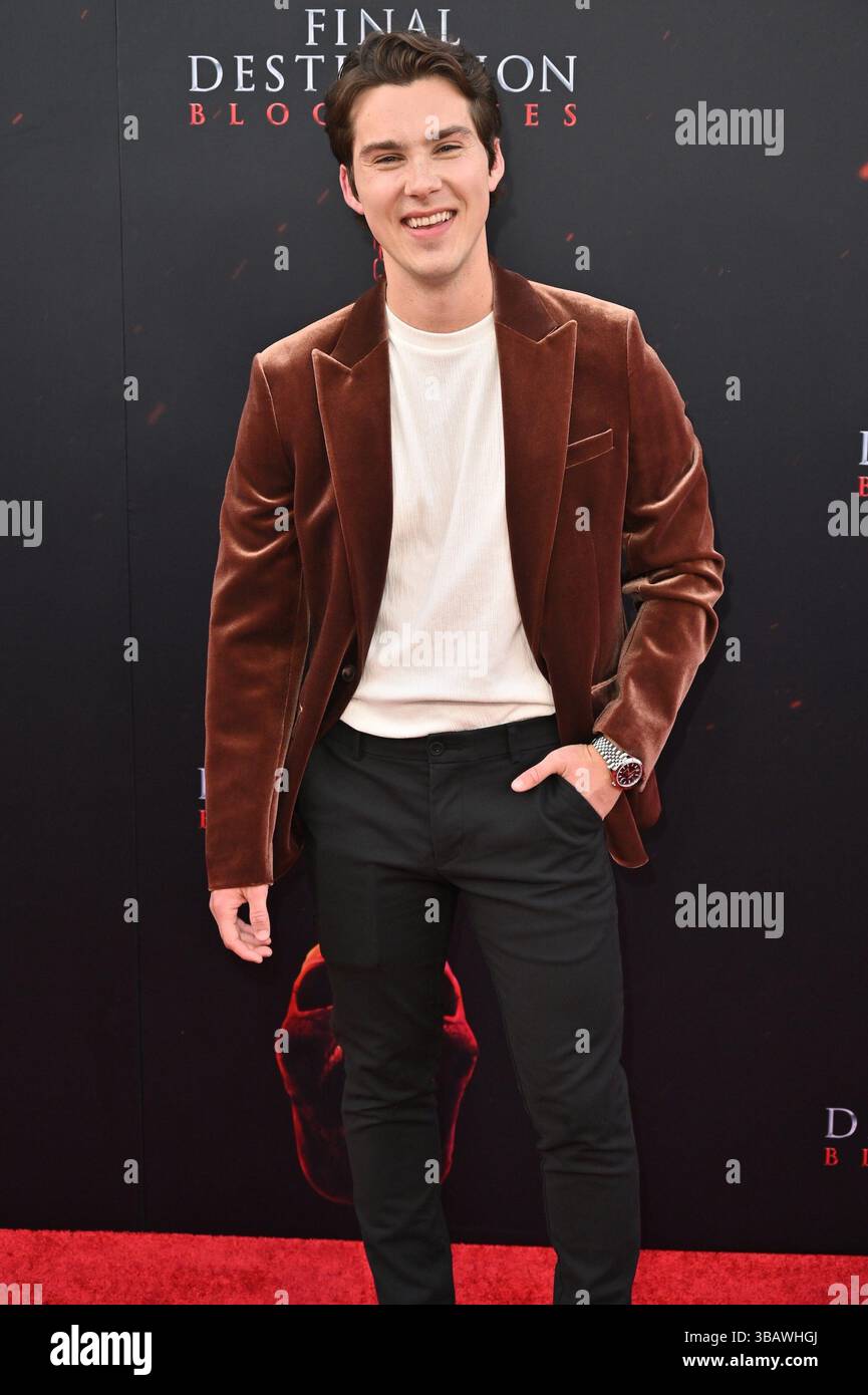 Ca. 12th May, 2025. Jeremy Shada at arrivals for FINAL DESTINATION ...