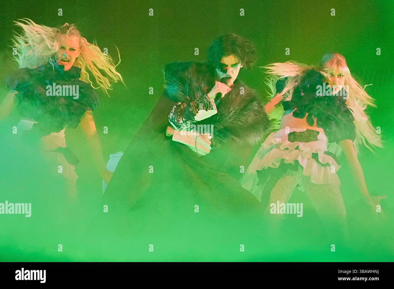 Marko Bosnjak from Croatia performs the song "Poison Cake" during the ...