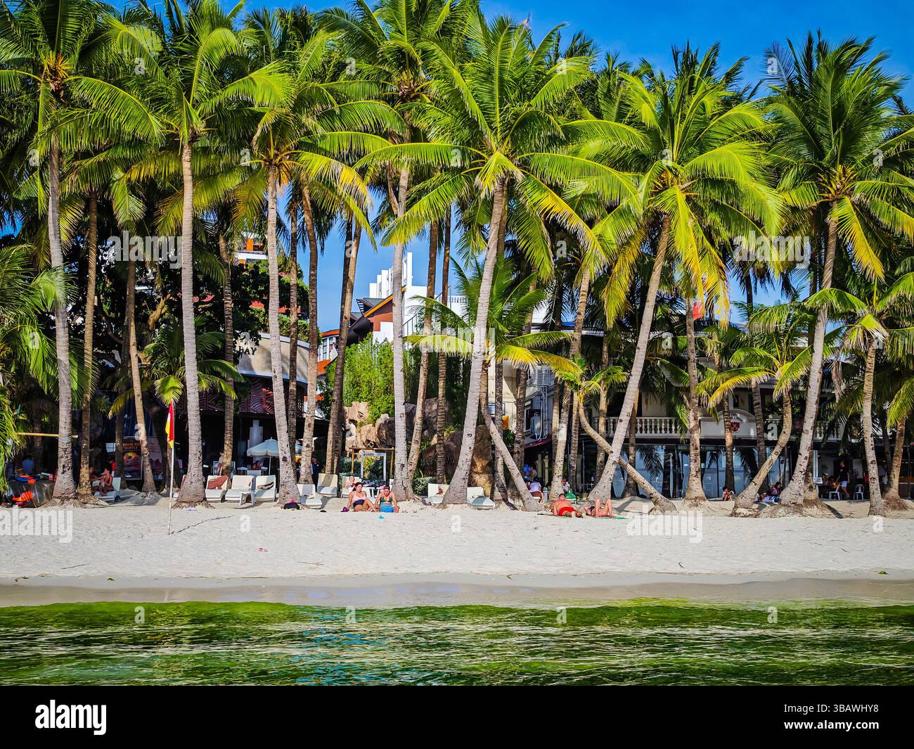 05 13 2025 - Boracay, Philippines. Tropical Boracay island beach in ...