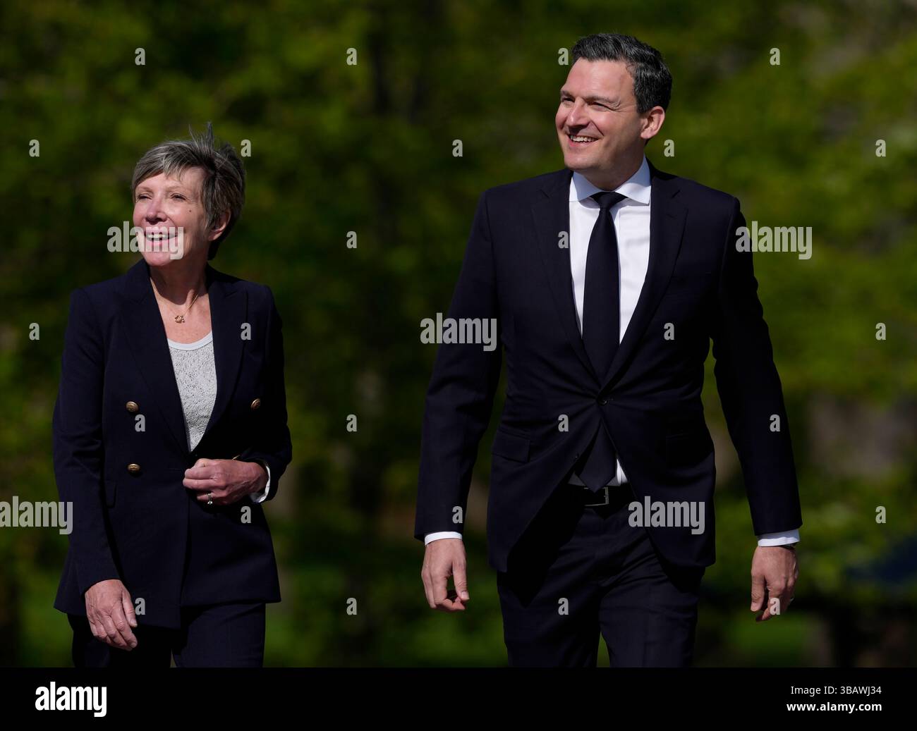 Ottawa, Canada. 13th May, 2025. Eleanor Olszewski, left, and Evan ...