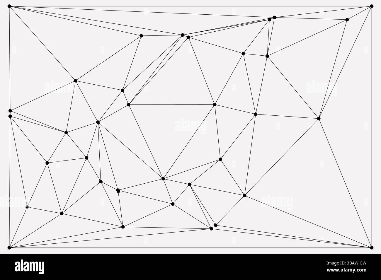 Global network connection background for banner design. Abstract line background with connecting ...